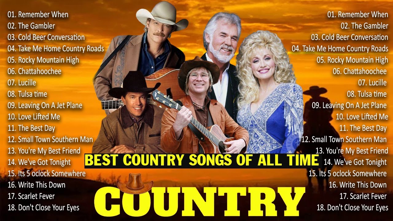 Best Old Country Song Playlist 70s 80s 90s - Greatest Country Hits ...