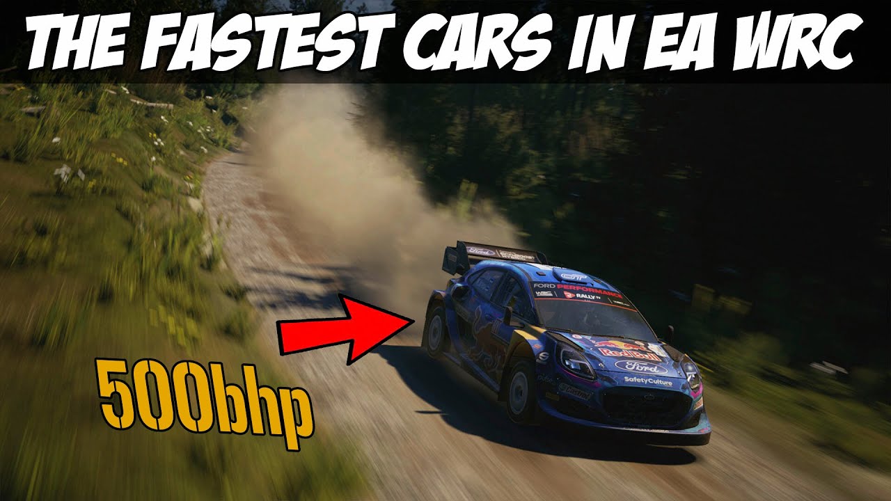 The CRAZY Speed of EA WRC's FASTEST CARS! - YouTube