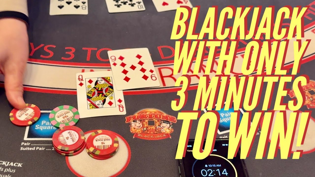 The Most Intense 3 Minutes Of Blackjack You Will See! BLACKJACK ...
