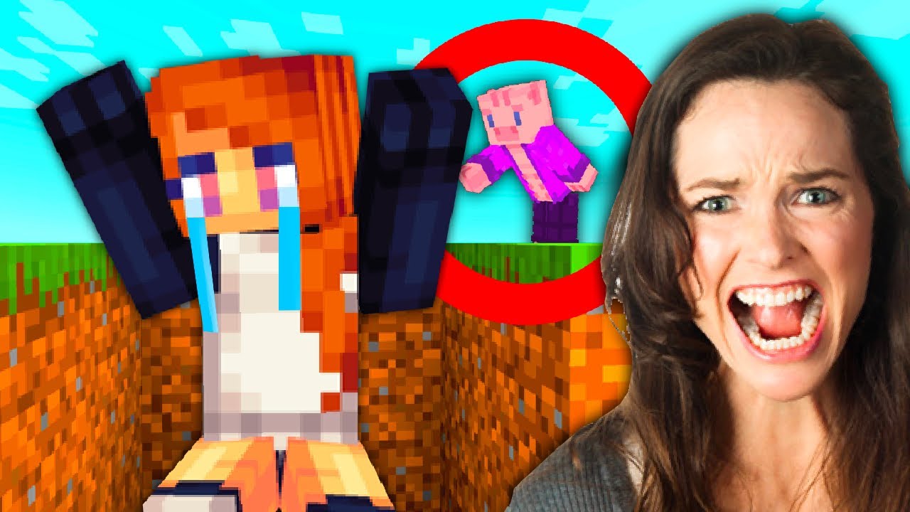 Trollím HOLKU v Minecraftu ZMENŠOVACÍM MÓDEM... - YouTube