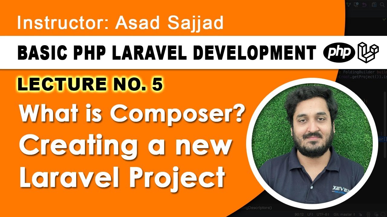 Lecture 5 What Is Composer Creating A New Laravel Project Youtube