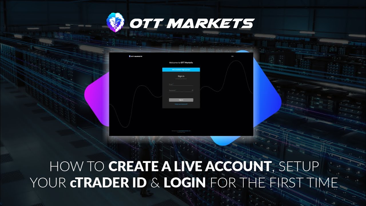 How To Create A Live Trading Account And Setup The Ctrader Id Youtube 3297