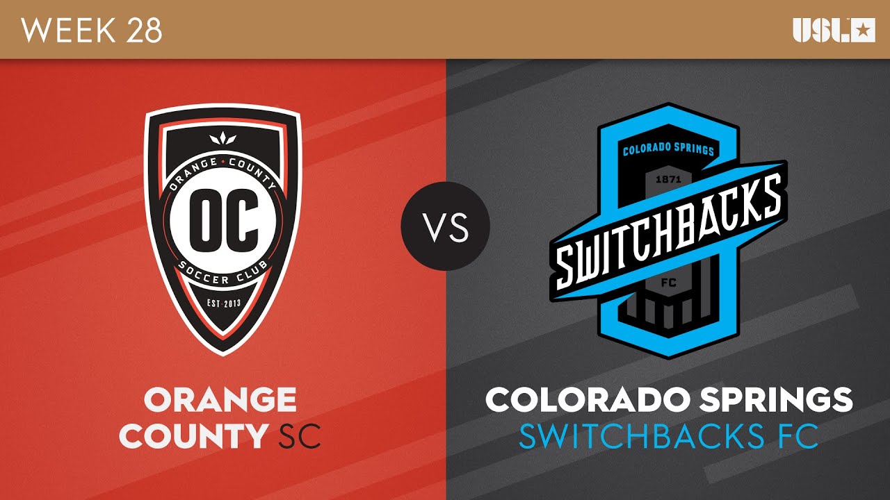 Orange County SC v Colorado Springs Switchbacks FC: September 15, 2023 ...