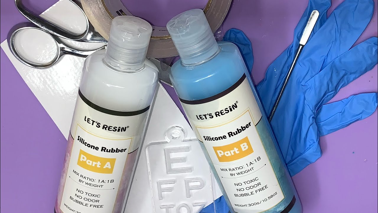 Making a silicone mold with the “packing tape method” - YouTube