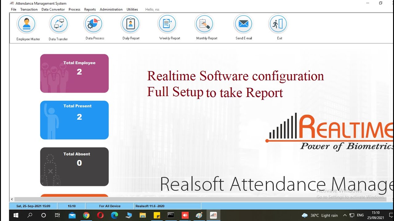 Realsoft Attendance Configuration || Realtime Biometrics ||Hifocus ...
