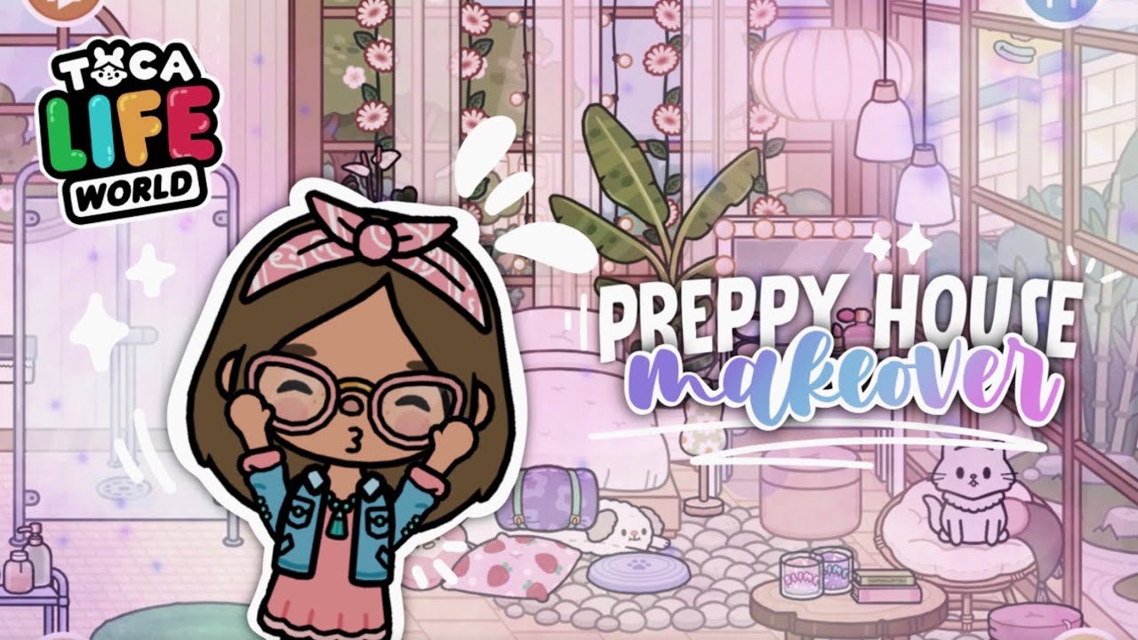 PREPPY HOUSE MAKEOVER 🌴🛍️🌊 | Makeover | Toca Life - YouTube