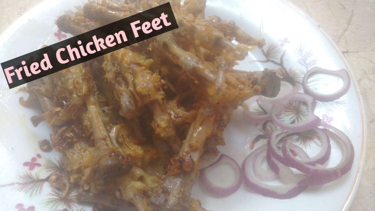 CHICKEN FEET FRIED. EASY FRIED PANJAY. ONLY 10 MINUTES FRIED CHICKEN ...