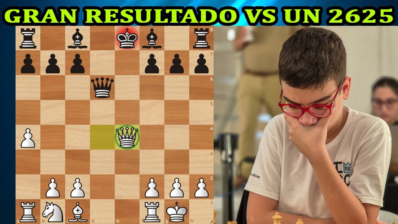 BUEN RESULTADO CONTRA GM DE 2625 Ivan Cheparinov vs Faustino Oro ronda ...