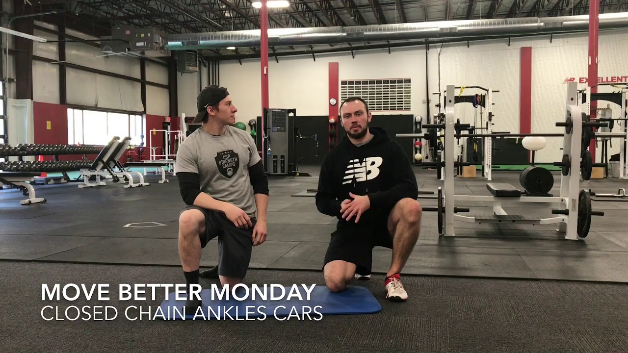 Closed Chain Ankle CARs - YouTube