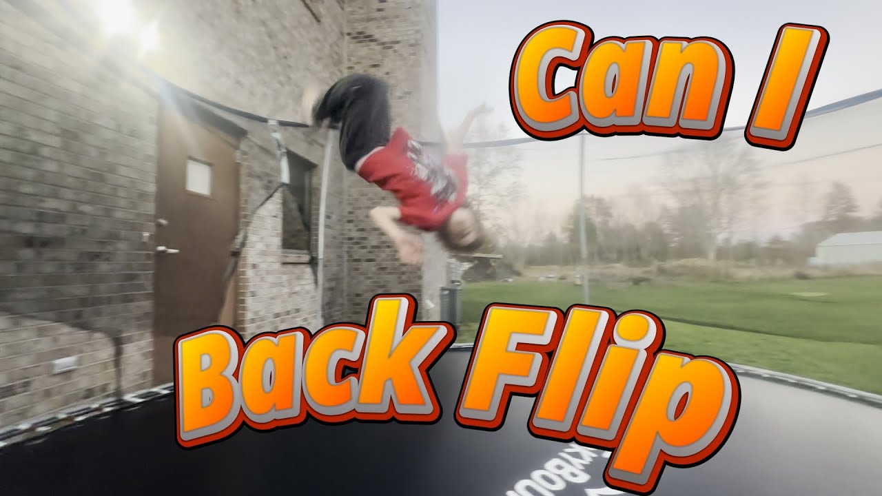 I Did My First Backflip! | Doing Backflip On Trampoline - YouTube