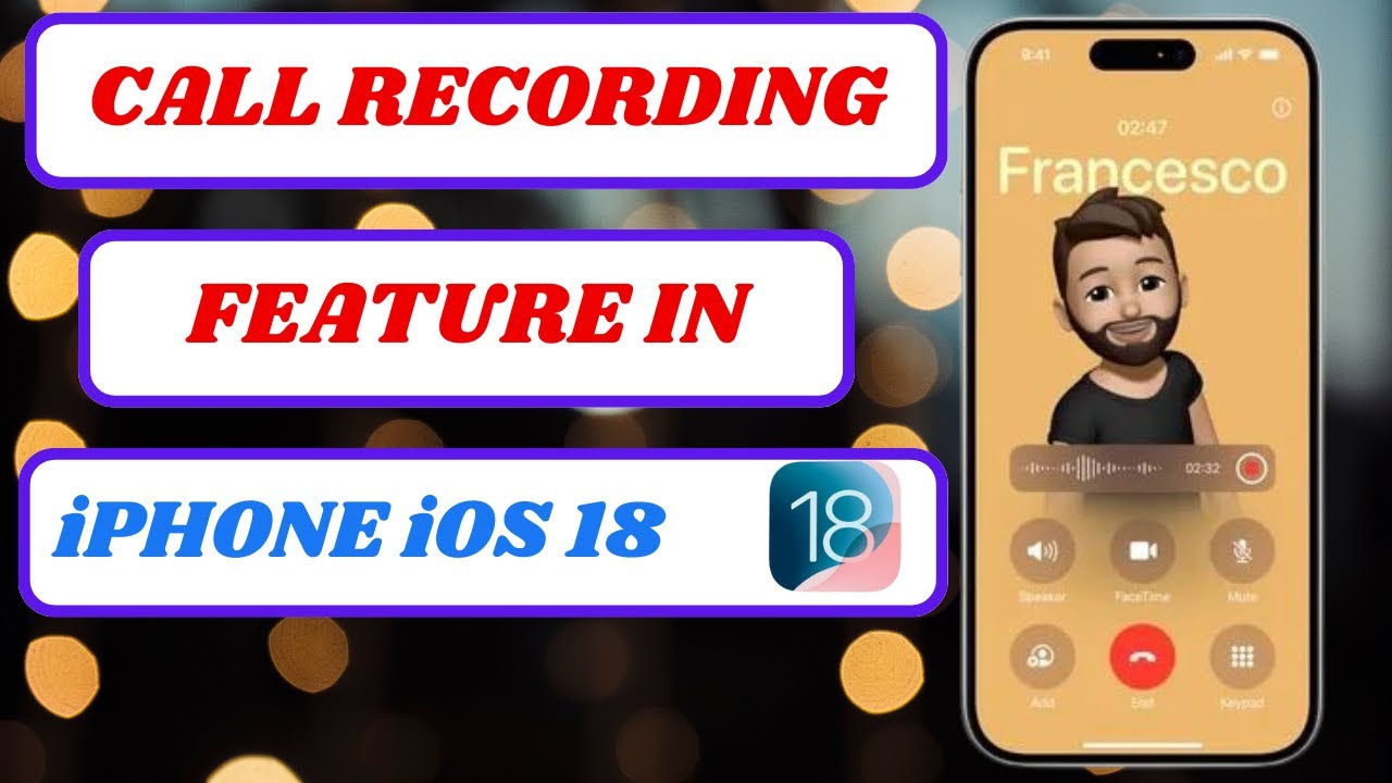 call recording feature in ios 18|call recording feature in iphone|2024 ...
