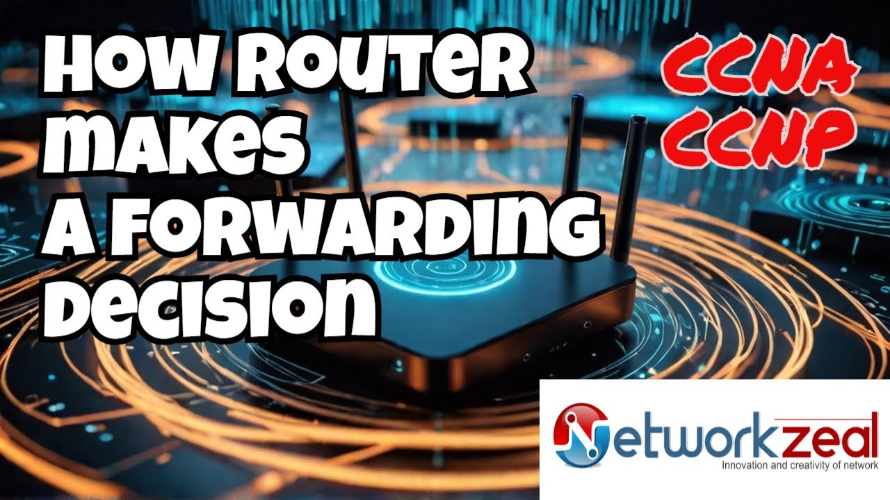 Determine how router makes a forwarding decision by default - YouTube
