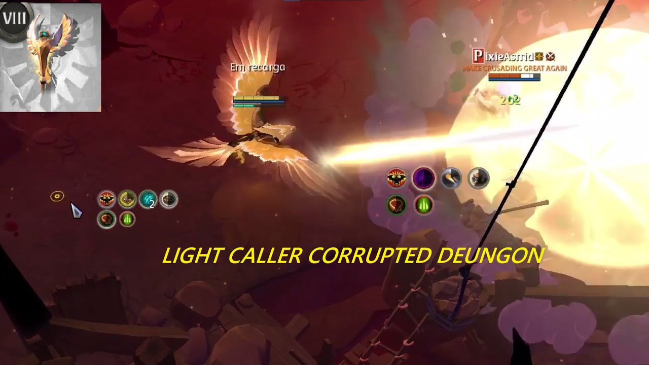 ALBION ONLINE CORRUPTED DUNGEON LIGHTCALLER - YouTube