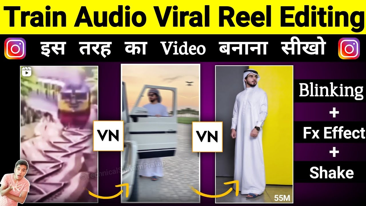 Train Audio Viral Reel Video Editing | Instagram Reels Viral Editing ...