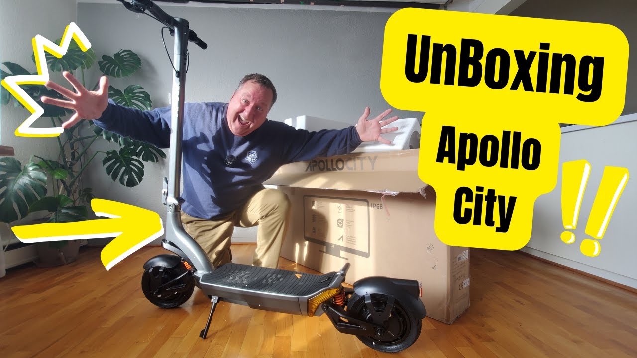 Apollo City Electric Scooter Unboxing - YouTube