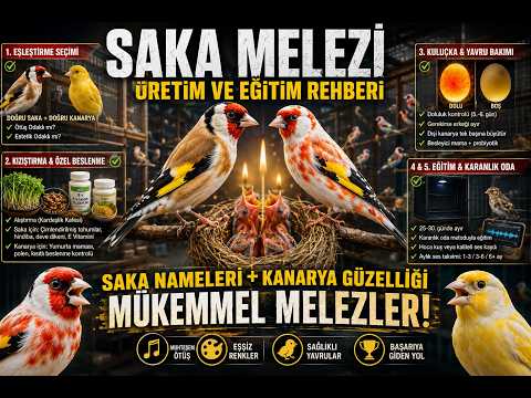 Saka × Kanarya Melezi Nasıl Üretilir? Tüm Sırlar Tek Videoda!
