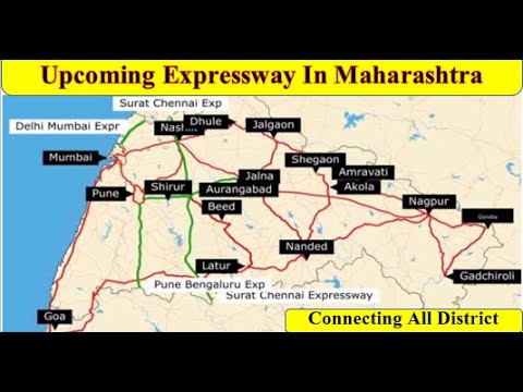 Upcoming Expressway In Maharashtra |Connecting maharashtra | # ...