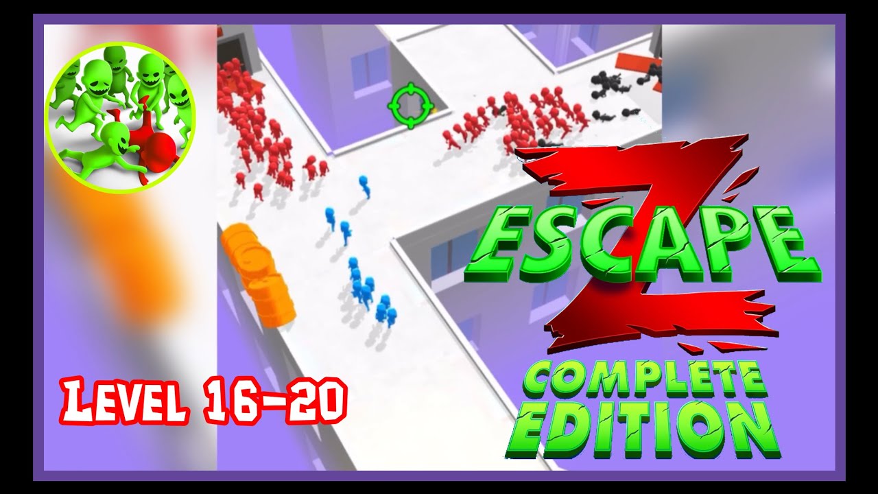 Z escape Zombie Crowd Shooter (Level 16-20) Gameplay Android and iOS ...