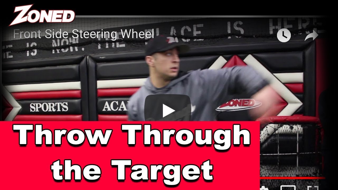 Throwing the Baseball Through the Target - YouTube