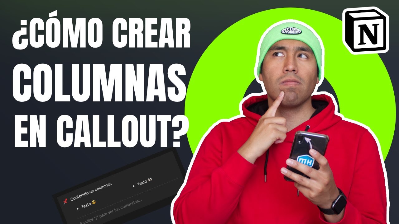 ¿CÓMO CREAR COLUMNAS EN BLOQUE CALLOUT EN NOTION? | Maxi Hawk - YouTube
