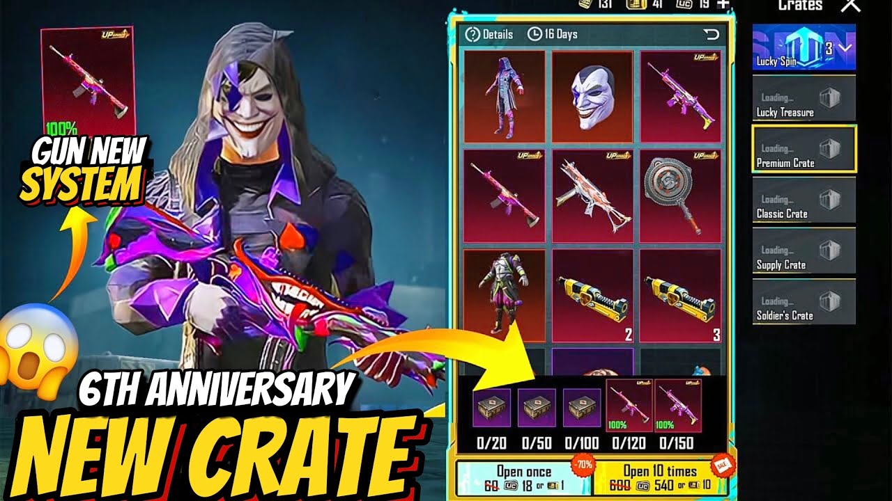 The Fool Set Back BGMI | 3.1 Update Aniversary Crate PUBG | Upcoming ...