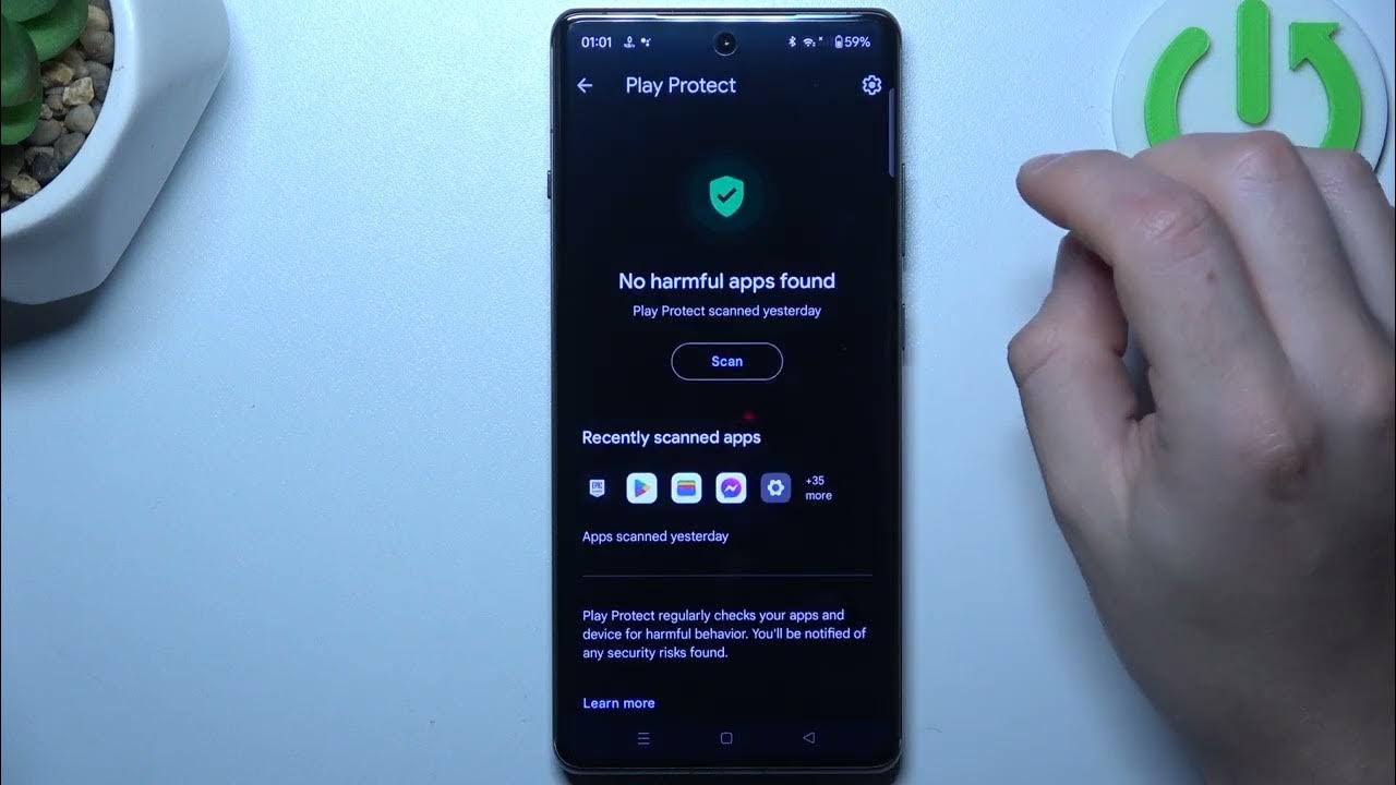 How To Scan For Harmful Apps On OnePlus 12R - YouTube