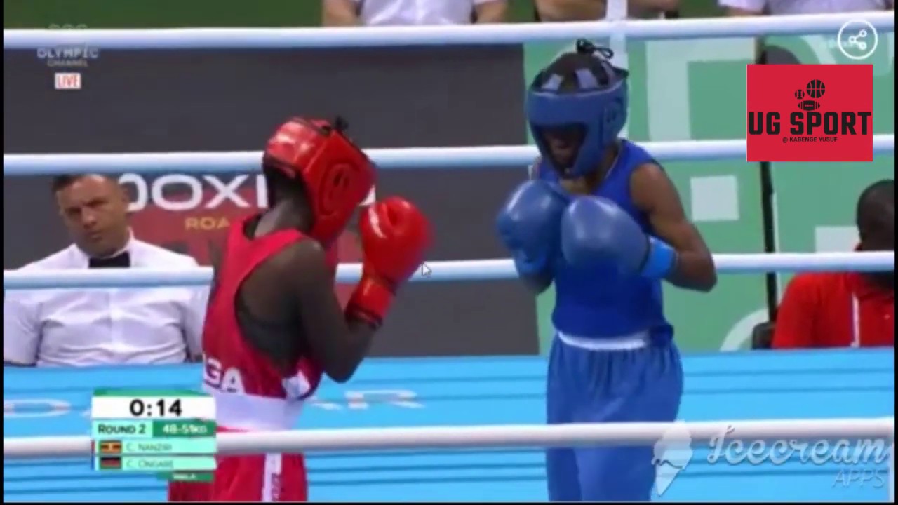 NANZIRI CATHERINE VS ONGARE CHRISTINE - OLYMPICS BOXING QUALIFIER - YouTube