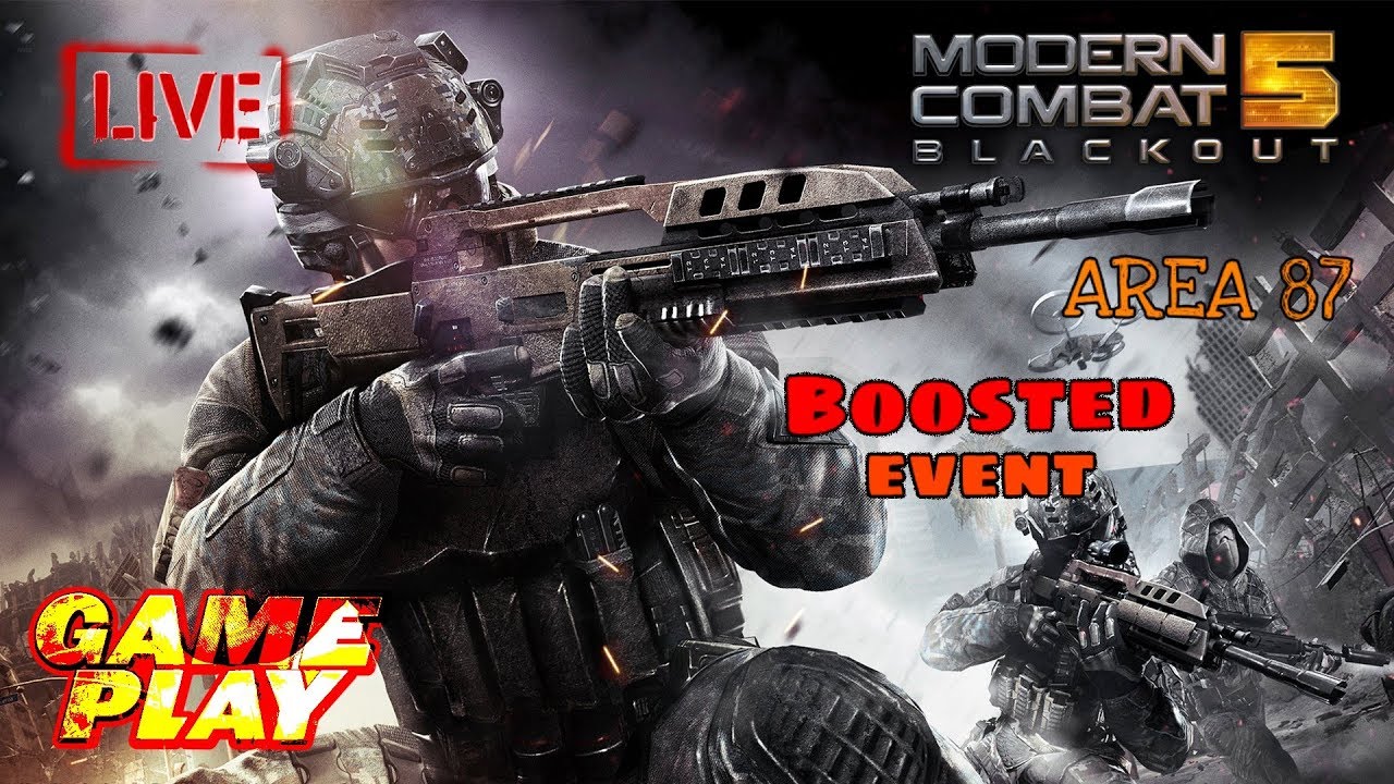 Modern Combat 5 Live BOOSTED EVENT super gameplay - YouTube