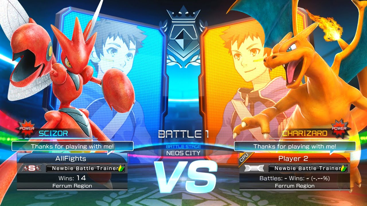 Scizor vs Charizard - Pokkén Tournament DX - YouTube