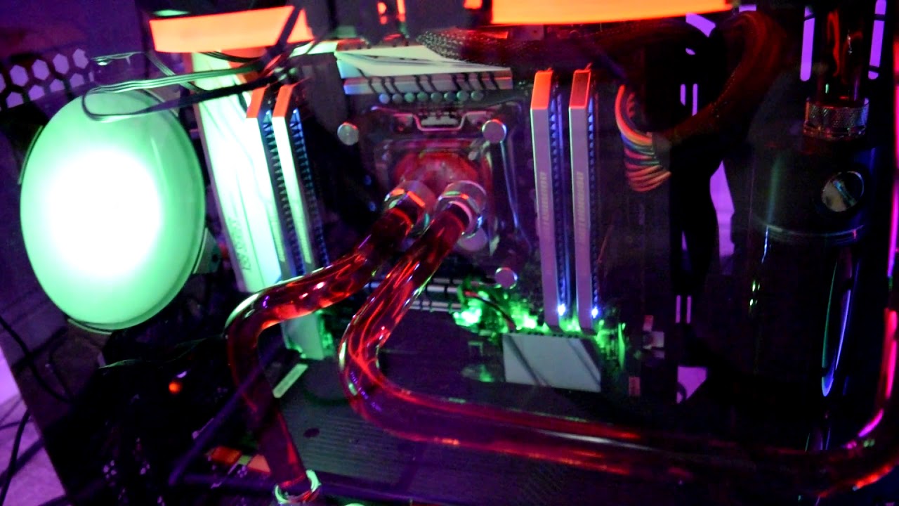 Custom PC build - darkFlash Gaming Computer Case (Darwin 2018) - YouTube