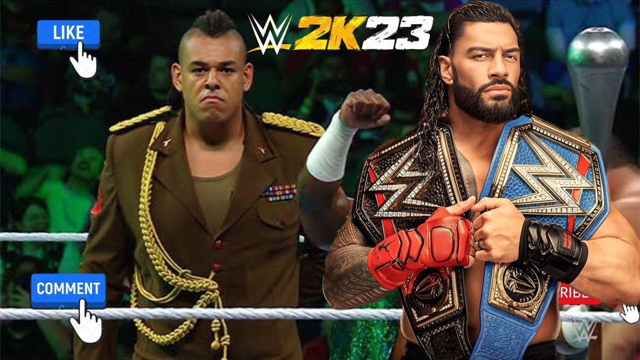 WWE 2K23 - Roman Reigns vs commander azeez full match! - YouTube