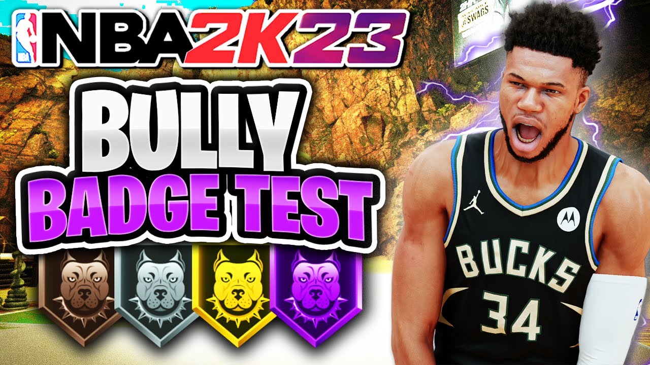 NBA 2K23 Bully Badge : Best Finishing Badges in 2K23 - YouTube