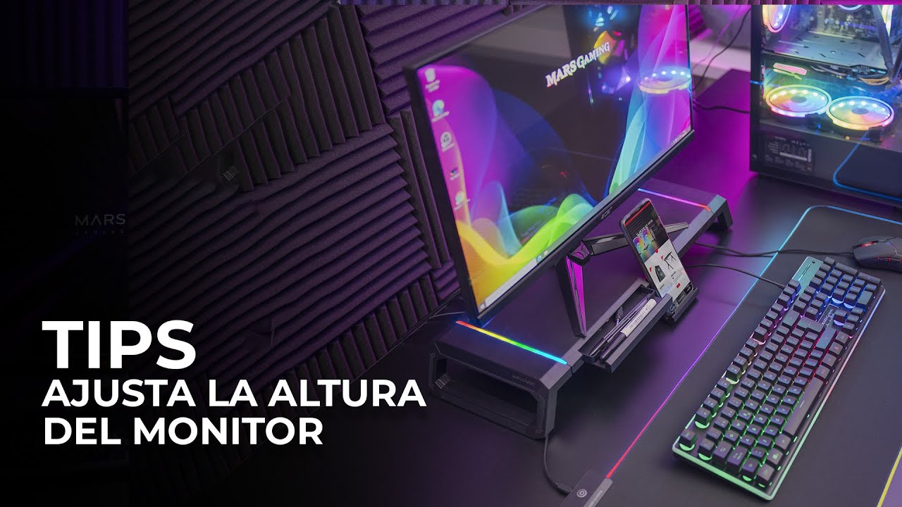 Ajusta la Altura y Posición de tu Monitor | Mars Gaming - YouTube