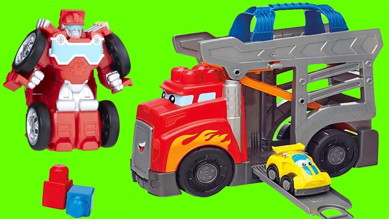 Transformers Rescue Bots Flip Racers Optimus Prime, Bumblebee, Blurr ...