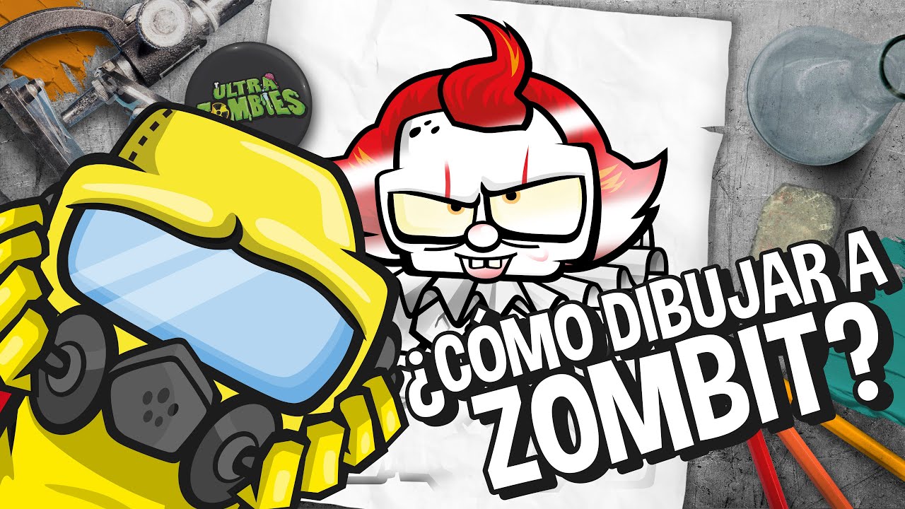 COMO DIBUJAR ULTRA ZOMBIES - HOW TO DRAW 🎨 HOY: ZOMBIT 🖍️ ART LAB! 🖍️ ...