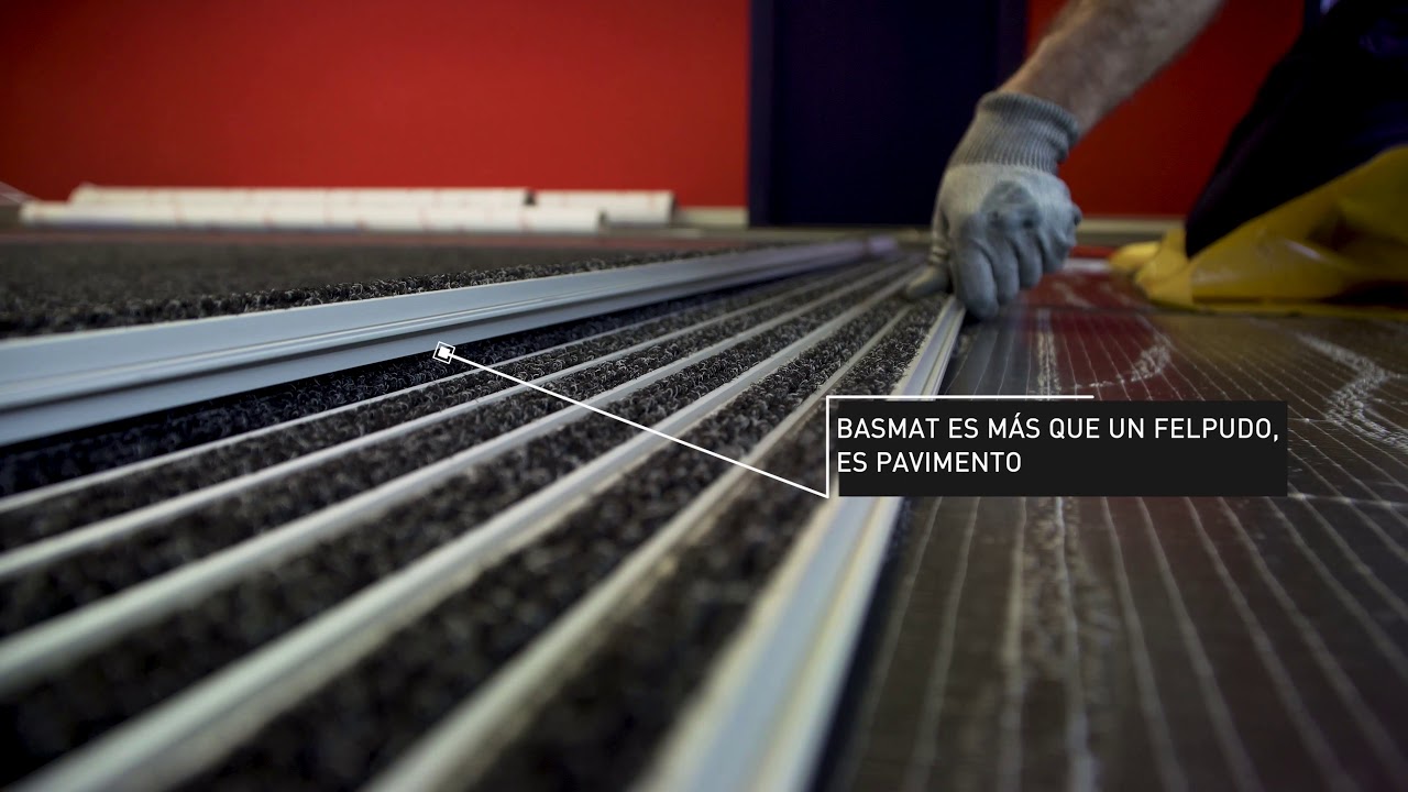 BASMAT Felpudo Moqueta Estrecha - YouTube