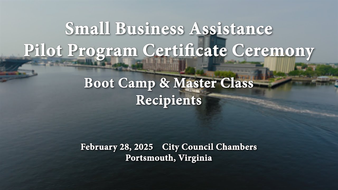Small Business Assistance Pilot Program Certificate Ceremony February ...