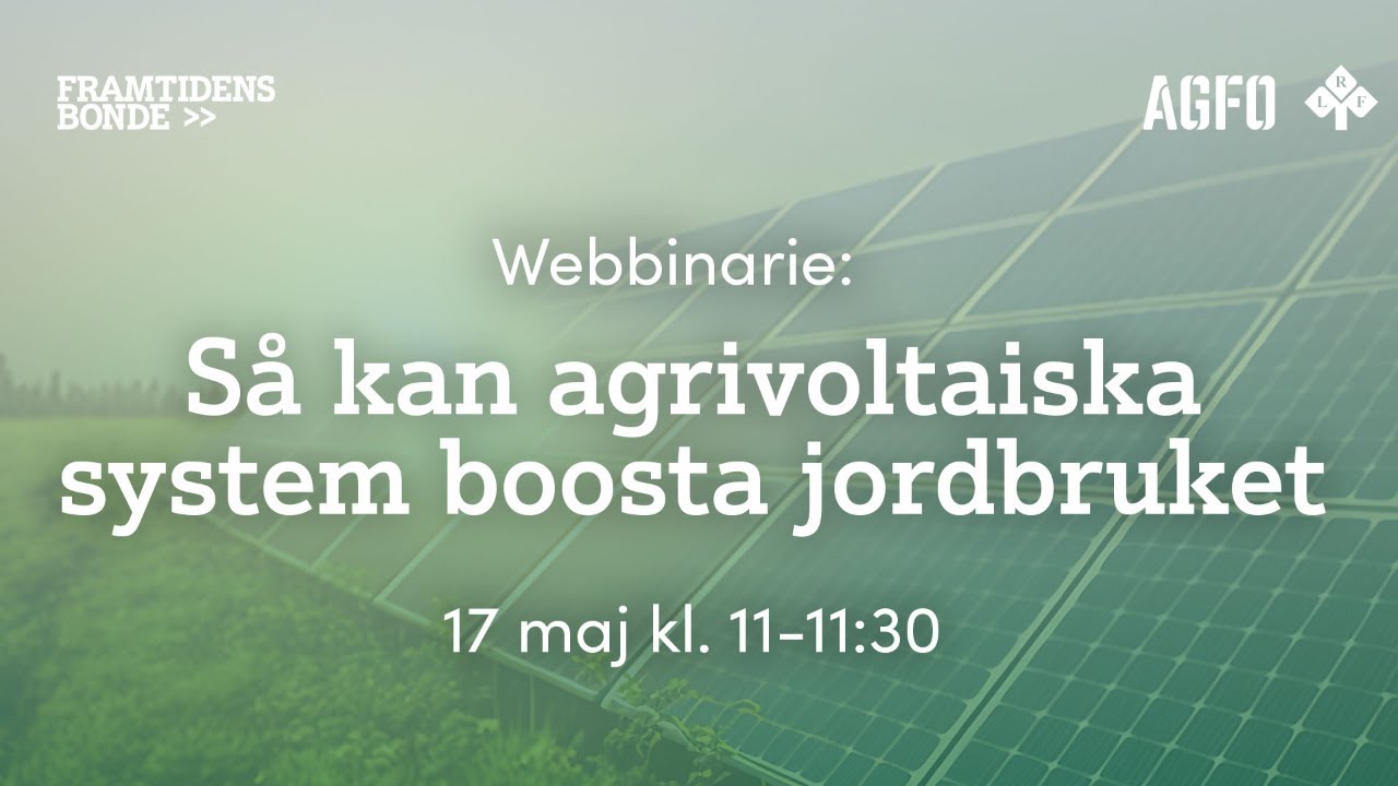 Ska vi producera energi eller livsmedel på svensk åkermark? Eller går ...