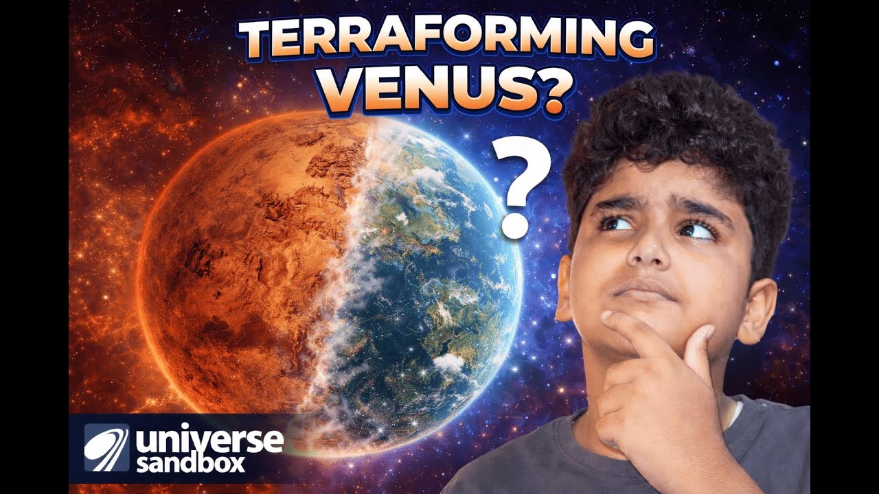 Terraforming Venus in Universe Sandbox 🌍 | Can We Make Venus Habitable ...