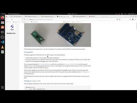 Live Coding: A Small User Interface with Slint on a Microcontroller - YouTube