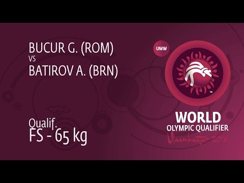 Qual. FS - 65 kg: A. BATIROV (BRN) df. G. BUCUR (ROM) by TF, 11-0