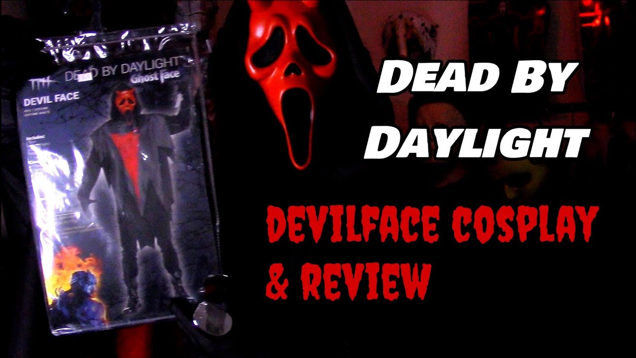 Dead by Daylight Devilface costume, GhostFace cosplay review - YouTube