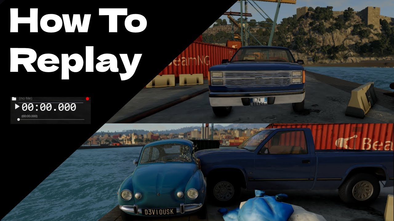 How To Replay - BeamNG.drive - YouTube
