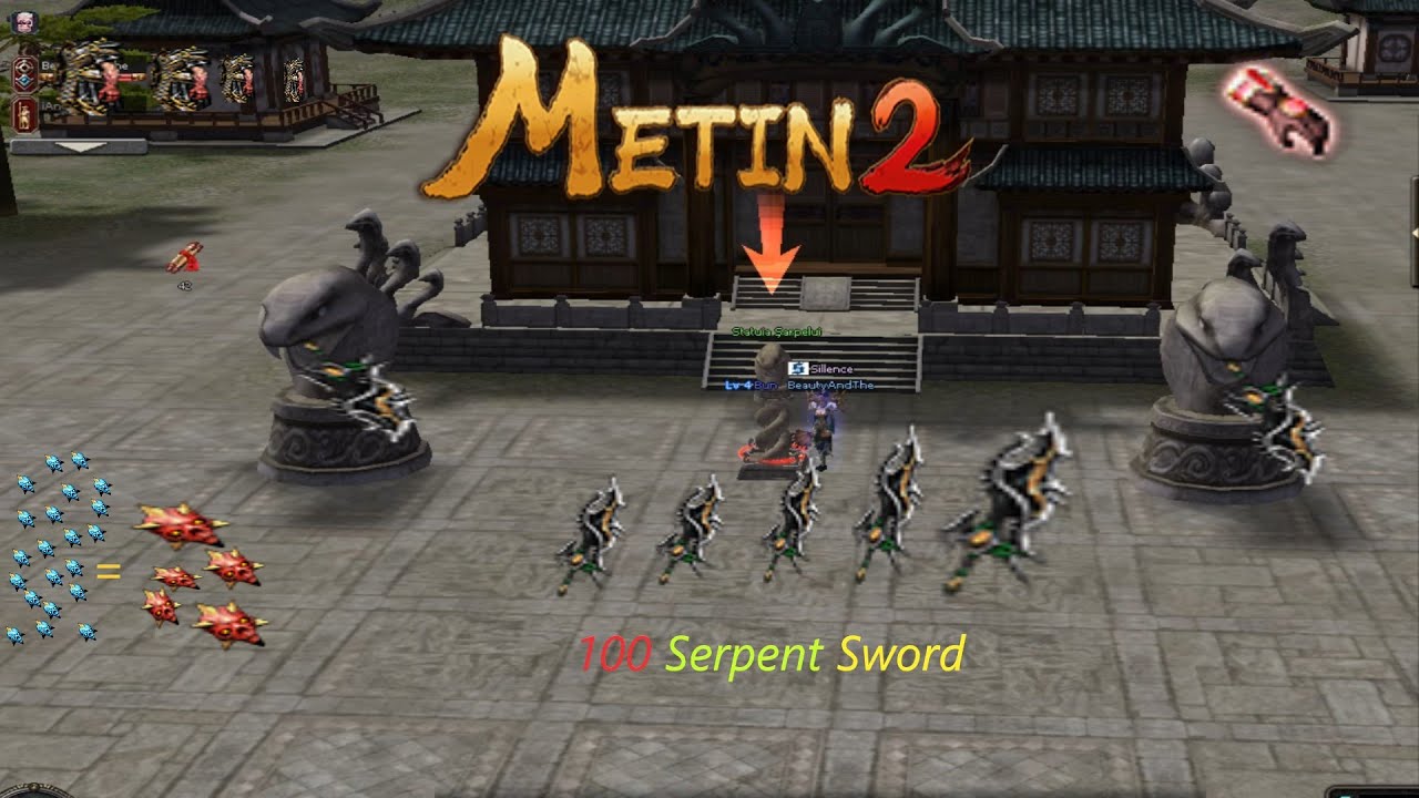 🔥Metin2 Romania 💯 Serpent Sword and 4️⃣0️⃣ Evil Serpent Jacket - YouTube