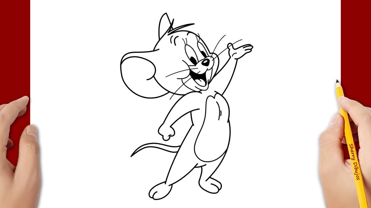 Cómo dibujar Jerry el ratón - YouTube