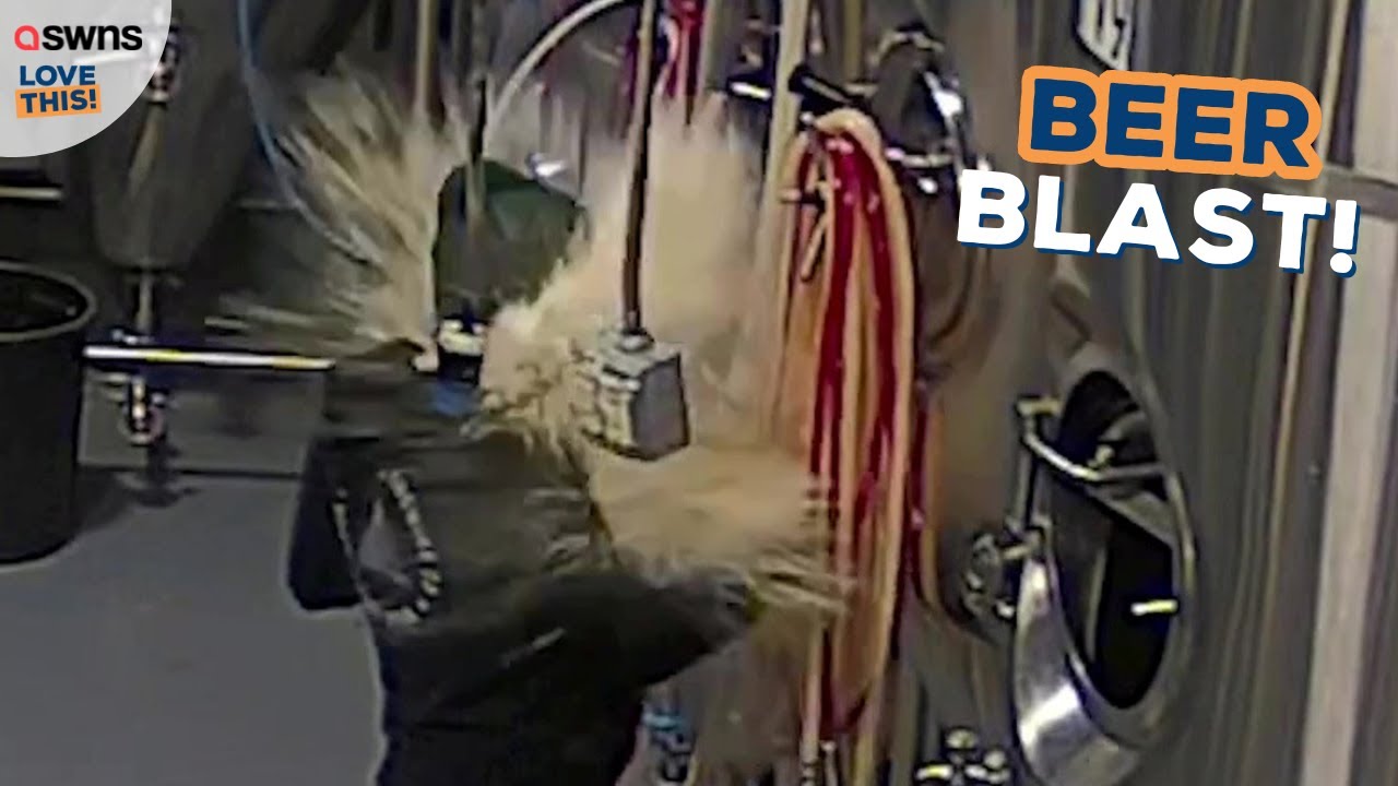 Brewer sent flying after beer tank valve explodes hitting him in the ...