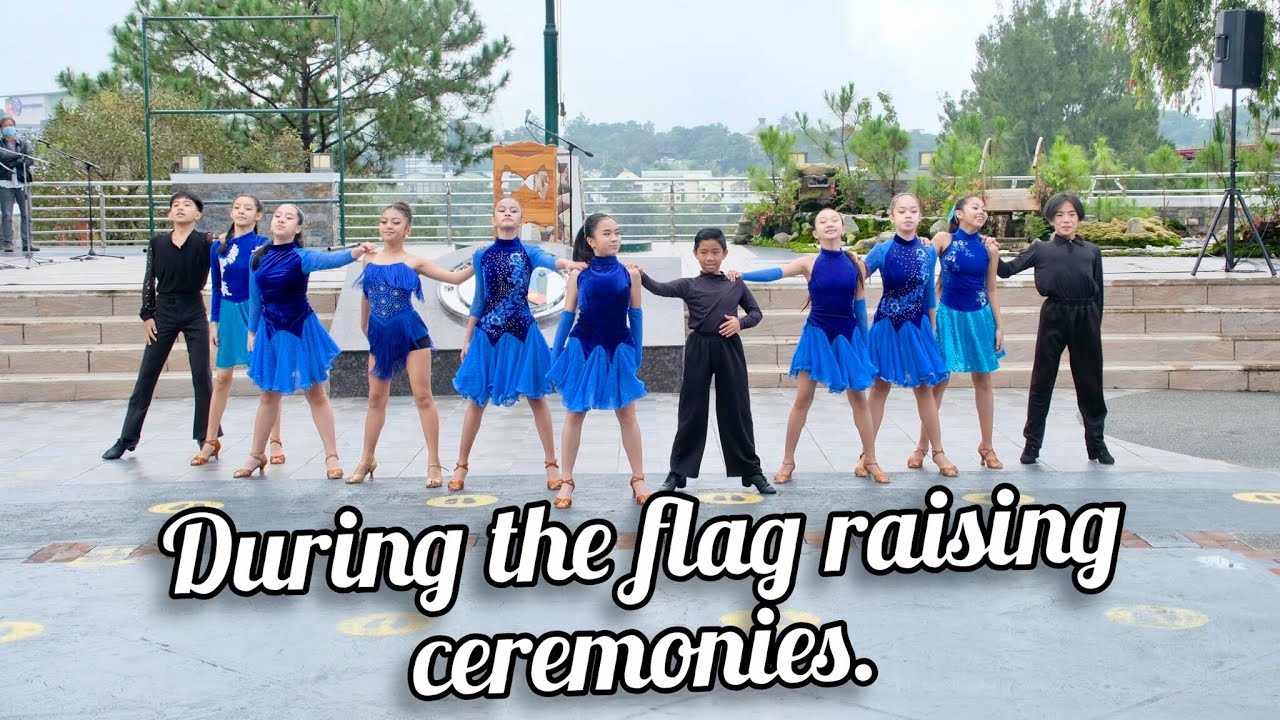 During the flag raising ceremonies Aug 15’22 at Baguio City Hall ...