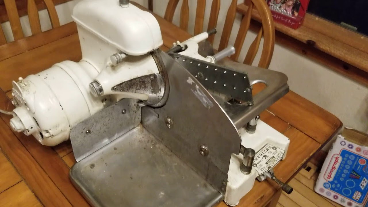 American Model 52 Meat Slicer (The Profit Maker) walk around part 1 ...
