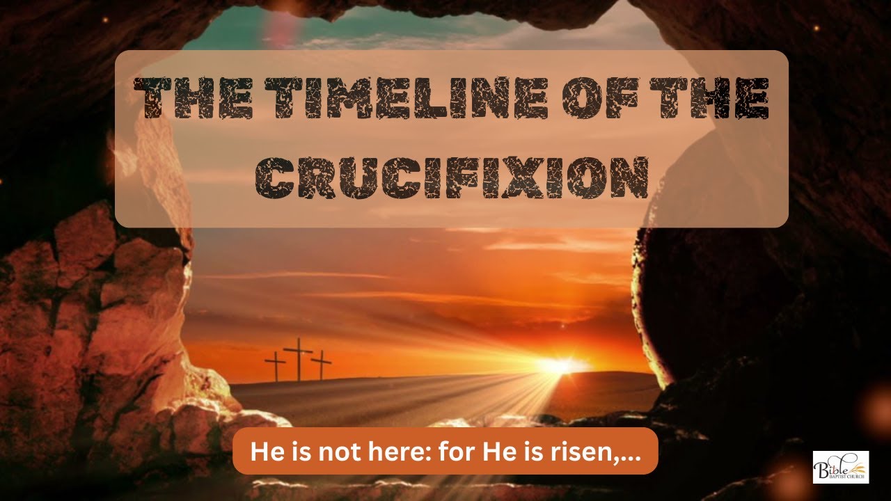 THE TIMELINE OF THE CRUCIFIXION - YouTube