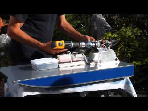 RC Airboat In-Line Engine Test - YouTube
